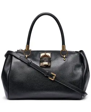 Karl Lagerfeld Paris Maelynn Satchel - Black/gold