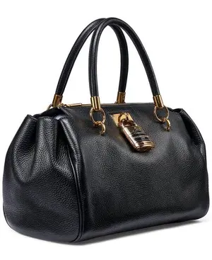 Karl Lagerfeld Paris Maelynn Satchel - Black/gold