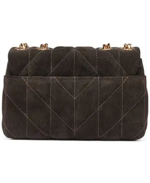 Karl Lagerfeld Paris Lafayette Small Suede Crossbody Bag With Gems