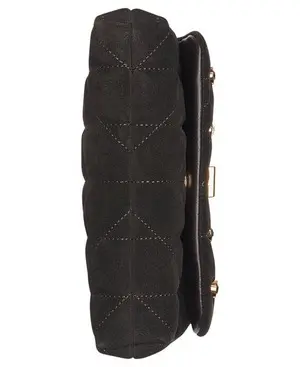 Karl Lagerfeld Paris Lafayette Small Suede Crossbody Bag With Gems