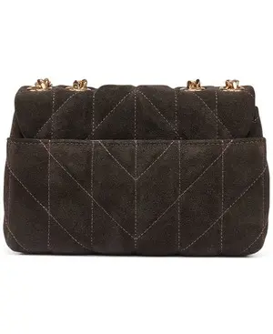 Karl Lagerfeld Paris Lafayette Small Suede Crossbody Bag With Gems