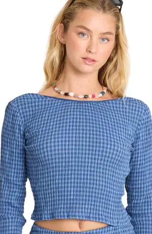 BILLABONG Twilight Dreamer Long Sleeve Cropped Top