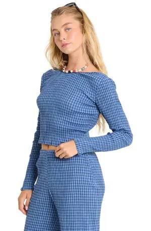 BILLABONG Twilight Dreamer Long Sleeve Cropped Top