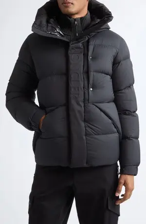 Moncler Madeira Hooded Puffer Jacket - Black