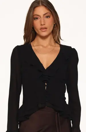 PETAL & PUP Vilma Ruffle Top