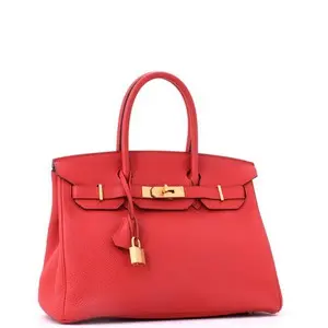 Hermès Birkin Handbag Togo With Gold Hardware 30