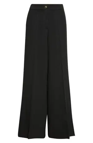 St. John Palais Stretch Suiting Wide Leg Pants