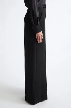 St. John Palais Stretch Suiting Wide Leg Pants