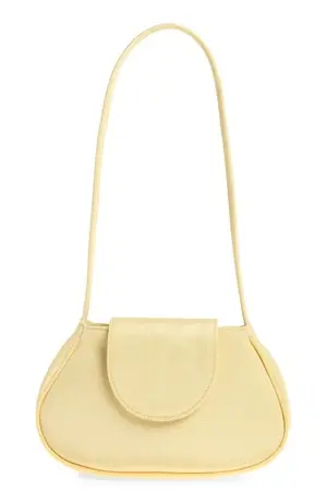 FOR THE AGES Ineva Moire Baguette Shoulder Bag - Yellow