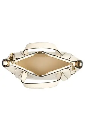 Givenchy Small Leather Chain Zip Tote - Cream