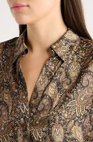 EMME Paisley Long Sleeve Shirt
