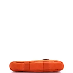Hermès Valparaiso East West Bag Toile And Leather Pm - Orange