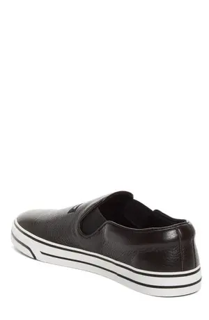 Dolce & Gabbana Deerskin Leather Slip-on Sneaker