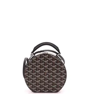 Goyard Alto Hatbox Bag Coated Canvas - Black