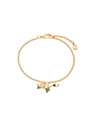 FABLE ENGLAND Ivy & Pearl T-bar Bracelet