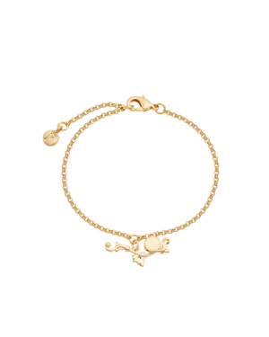 FABLE ENGLAND Ivy & Pearl T-bar Bracelet