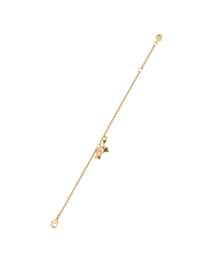FABLE ENGLAND Ivy & Pearl T-bar Bracelet