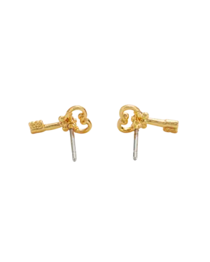 FABLE ENGLAND Key Stud Earrings