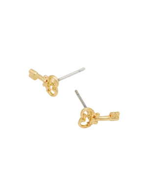 FABLE ENGLAND Key Stud Earrings