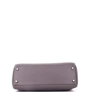 Hermès Kelly Handbag Togo With Gold Hardware 32 - Grey