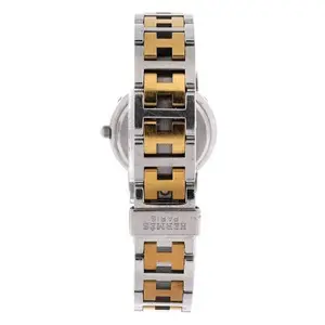 Hermès Clipper Quartz Watch Stainless Steel With Plated Metal 24