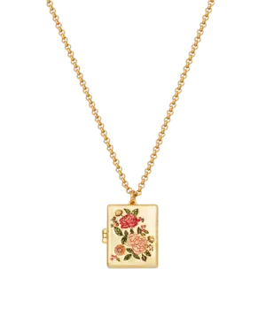 FABLE ENGLAND Eve Floral Locket