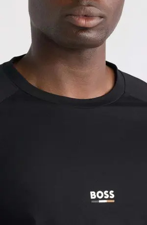 BOSS Slim Fit Logo Graphic T-shirt - Black