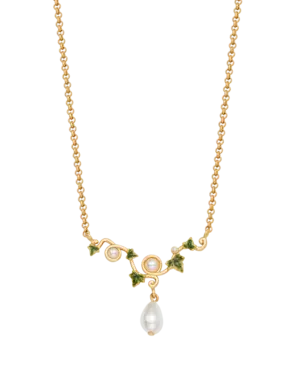 FABLE ENGLAND Ivy & Pearl Necklace