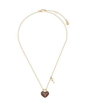 FABLE ENGLAND Eve Heart Lock & Key Necklace