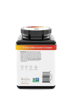 YOUTHEORY Turmeric Extra Strength 150 Vegetarian Capsules Supplement