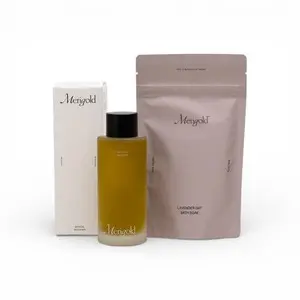 MERIGOLD Bath Oil Lavender Oat Bath Soak Bundle - Brown