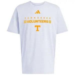 Adidas Tennessee Volunteers Checkered Fresh T-shirt - Gray