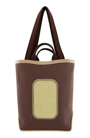 BEHNO Maison Canvas Tote - Cacao/buttercream