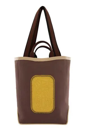 BEHNO Maison Canvas Tote - Cacao/pollen
