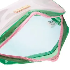 PACKED PARTY Back To Fun Retro Jelly Colorblock Pouch