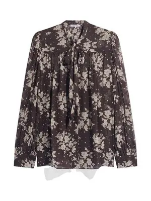 Gerard Darel Loa Tie Neck Shirt