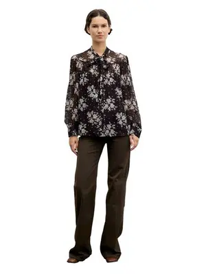 Gerard Darel Loa Tie Neck Shirt