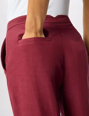 Whistles Full Length Pintuck Wide-leg Trousers