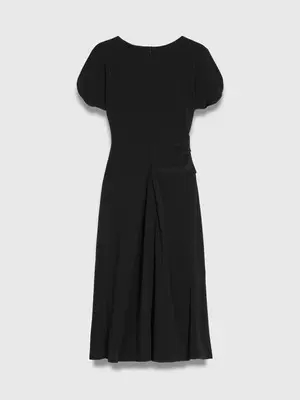 The Fold Doppio Salerno Boat-neck Midi Dress
