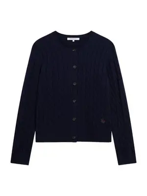 Gerard Darel Raiza Cable Knit Cardigan