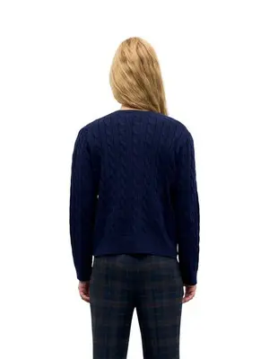 Gerard Darel Raiza Cable Knit Cardigan