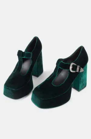 DISTURBIA Platform Block Heel