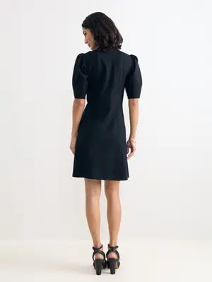 PHASE EIGHT Alima Ponte Zip A-line Dress