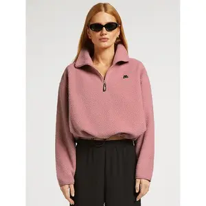 4TH ARQ Phoenix Half-zip Fleece Sweatshirt - Blush
