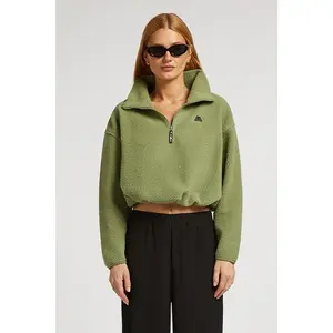 4TH ARQ Phoenix Half-zip Fleece Sweatshirt - Sage