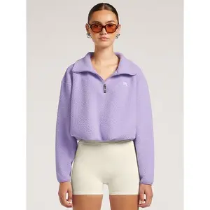 4TH ARQ Phoenix Half-zip Fleece Sweatshirt - Violet