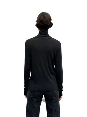 Gerard Darel Reine Roll Neck Merino Wool Sweater