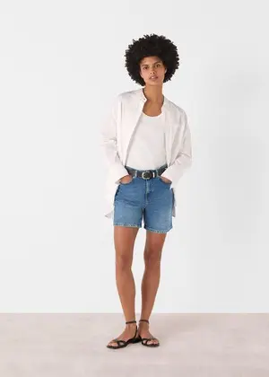 Whistles Mid Rise Relaxed Shorts