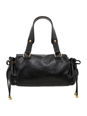 Gerard Darel Curve Handle Everyday Shoulder Satchel