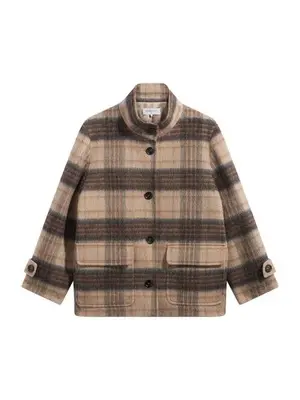 Gerard Darel Ally Checked Coat
